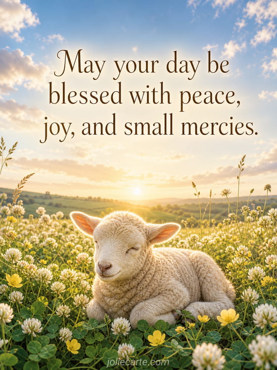 good day blessings - Free card 🕊️ - JolieCarte