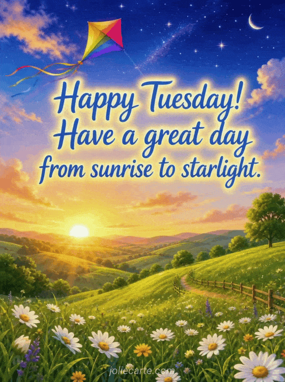 happy tuesday have a great day - Free card ☀️ - JolieCarte
