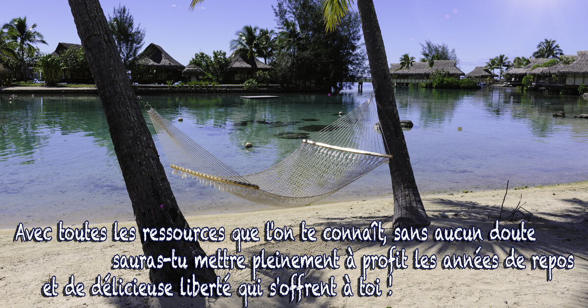 Carte Félicitations Retraite | Repos au Paradis - JolieCarte